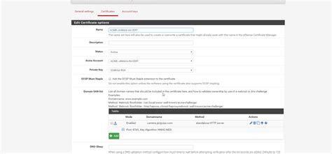 Haproxyacme Cert Issues Rpfsense