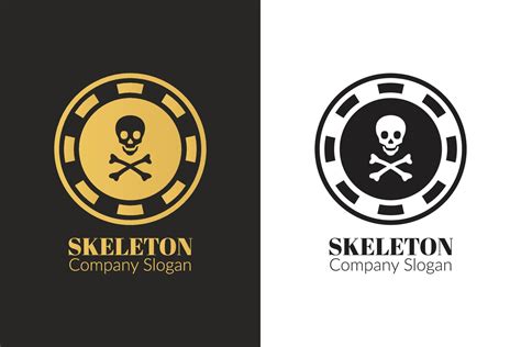 Skeleton Logo Template Vector Art At Vecteezy