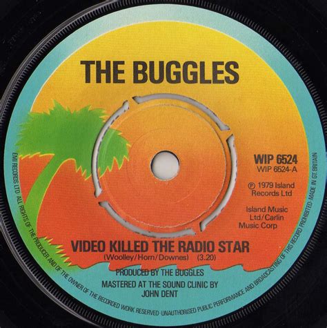 My World Of Music The Buggles Video Killed The Radio Star