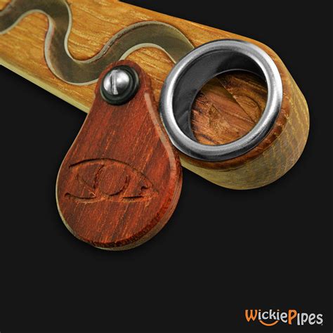 Monkey Pipe Oregon Trail Swivel Bowl Lid Smoking Pipe