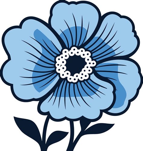 A Simple Yet Charming Blue Flower Perfect For Adding A Touch Of Nature