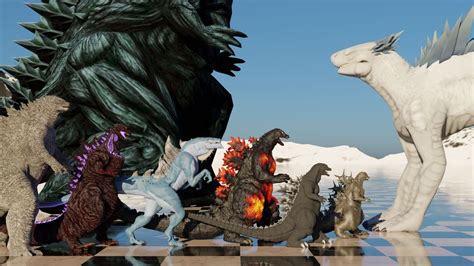 Shimo Vs All Godzilla Size Comparison Godzilla X Kong Youtube