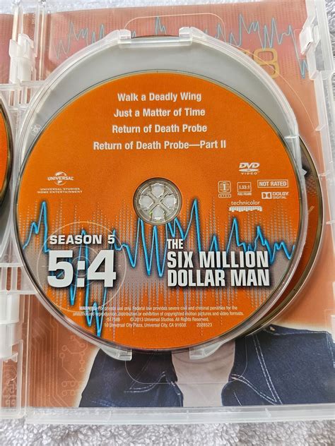 The Six Million Dollar Man Season 6 Dvd Set Etsy