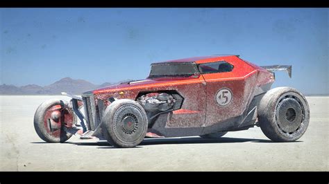 Artstation Sci Fi Hot Rod Concept