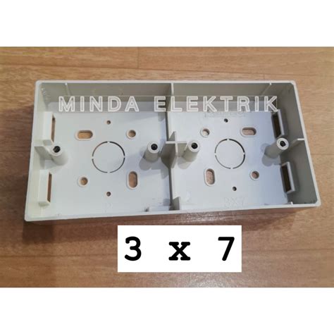 PVC Nut Box Surface Type Electrical Box Box Socket Switch Base Kotak Suis Shopee Malaysia