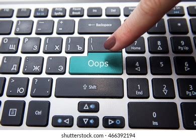 Oops Keyboard Images Stock Photos Vectors Shutterstock