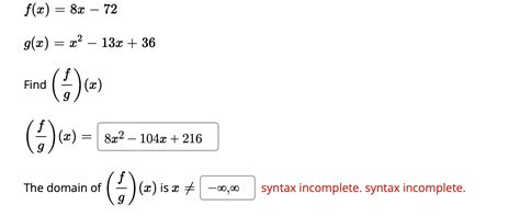Solved Function Decomposition Given The Composition Chegg