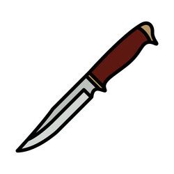 Medical Scalpel Solid Icon Surgery Knife Vector Image