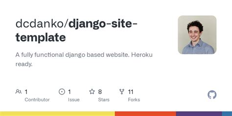 GitHub Dcdanko Django Site Template A Fully Functional Django Based Website Heroku Ready