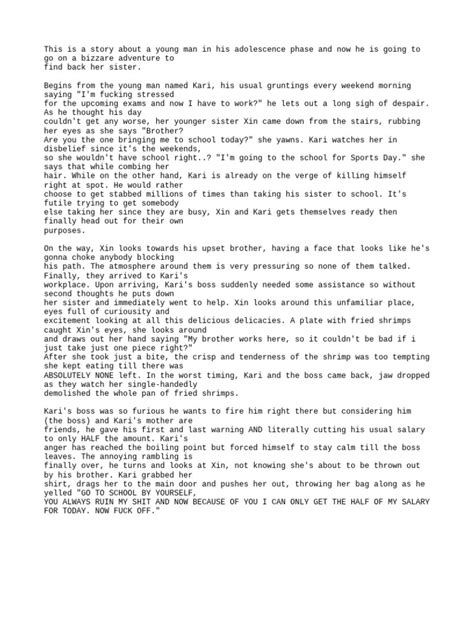 A Poorly Written Story Pdf