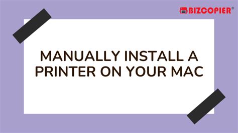 manually install a printer on your mac rental or purchase ricoh