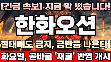 한화오션 주가전망 긴급 이유없는 급락없다 60이평 이탈맥점 도달 최근 2주째 음봉발생횟수 크게 증가한 진짜 이유 화요일 급반등 유력 내일장 대응은 꼭 이렇게