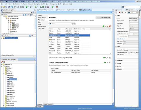 Create List Of Values Lov In Oracle Adf