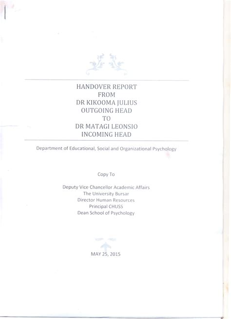 Handover Report 29 Examples Format How To Make Pdf