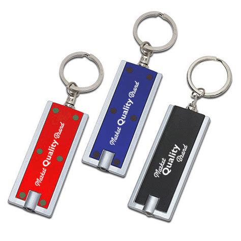 Custom Rectangular Flashlight Key Chain Q123965 Flashlights With Custom Rectangular Flashlight Key Chain Q123965 Flashlights With