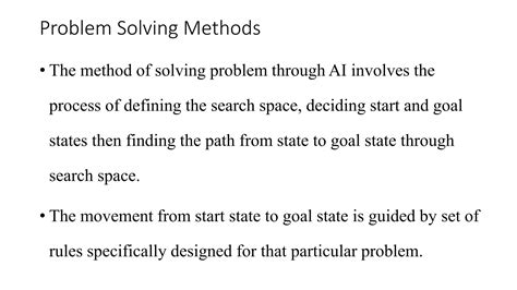Problem Solving In Artificial Intelligencepptx Search Internet