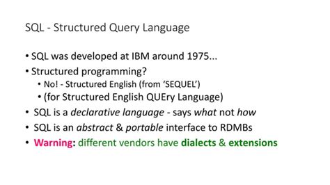 Sql Presentation And Explaination Short Ipptx