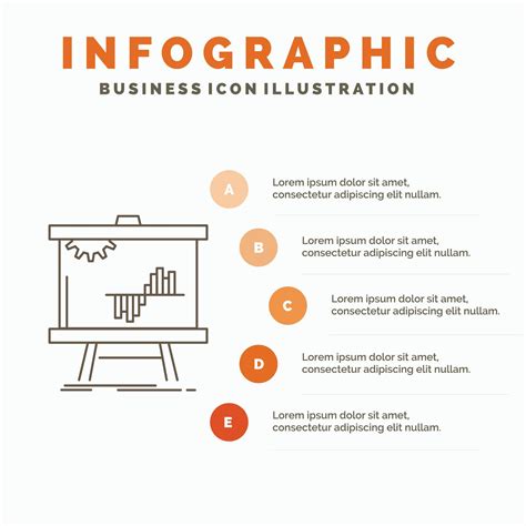Business Chart Data Graph Stats Infographics Template For Website And Presentation Line
