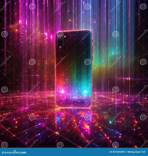 Smartphone Digital Representation Of Information Technology Mobile Communication Device Stock