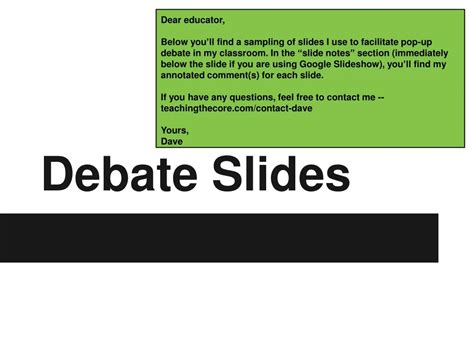 Ppt Debate Slides Powerpoint Presentation Free Download Id 8696623