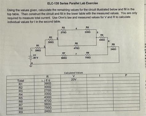 Solved Using The Values Given Caluculate The Remaining