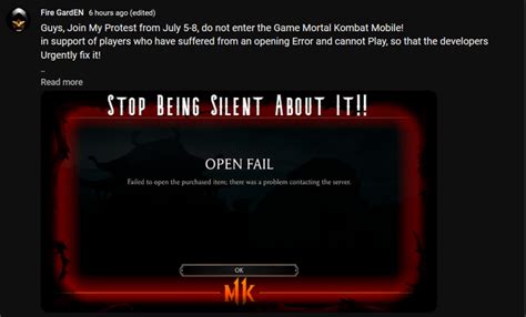 Legendass Open Fail Bug Protest Update Starts From July 5 July 8 Are