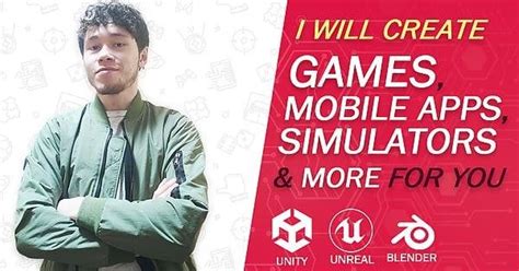 Ill Develop Unity And Unreal Videogames Apps And Simulators R