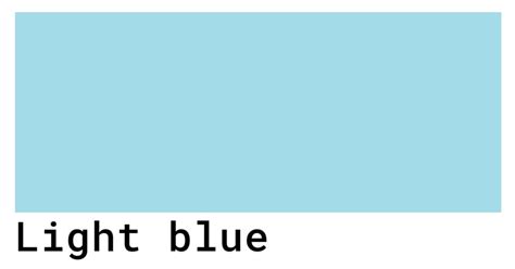 Light Blue Color Code