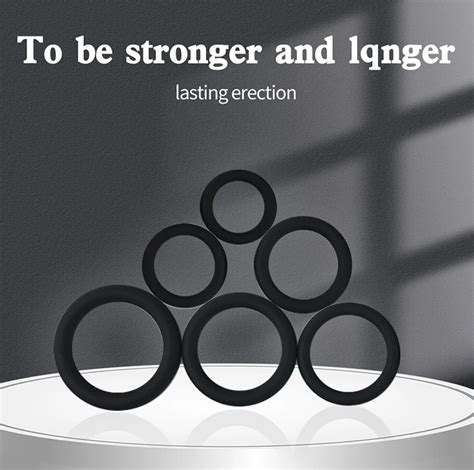 Sexbay Japanese Popular Medical Silicone Lock Cock Ring Six Different Sizes Of High Elastic Men