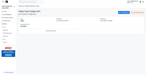 Configuring Webhooks