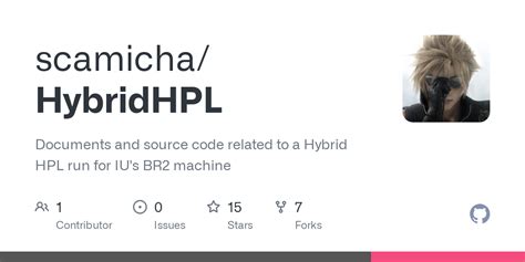 Github Scamicha Hybridhpl Documents And Source Code Related To A Hybrid Hpl Run For Iu S Br