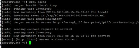 GLPI Rc Error Client Answer Without Content Issue Glpi Project