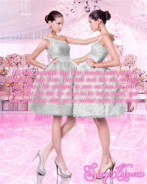 A Blushing Sissy Bride