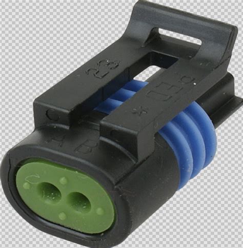 Automotive Connector Delphi 2 Pin Female Housing Connector For Engine