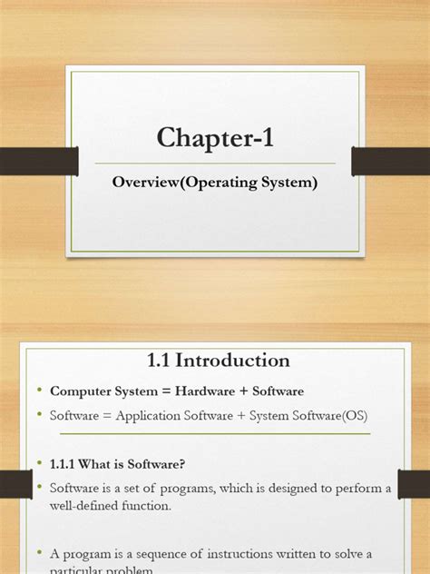 Os Overview Pdf Operating System Computer Hardware