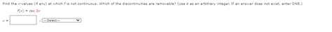 Solved Find The X Values If Any At Which Fis Not