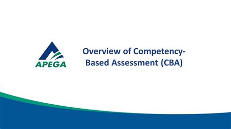 1 Overview Of Competency Based Assessment Cba Youtube
