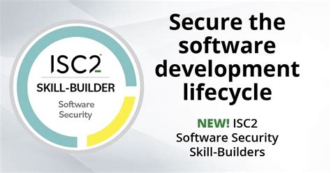 Isc2 Cybersecurity Softwaresecurity Skillbuilders Isc2 Software Security