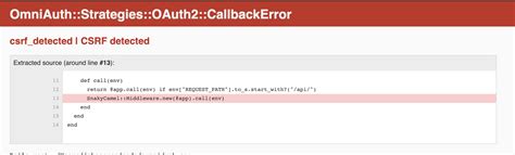 Csrf Detected CSRF Detected Issue Auth Ruby Auth GitHub