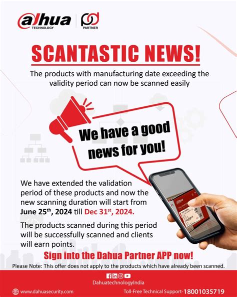 Dahua Scanning Partnerapp Joindahua Madeforindia Dahuatechnologyindia Dahua Technology India