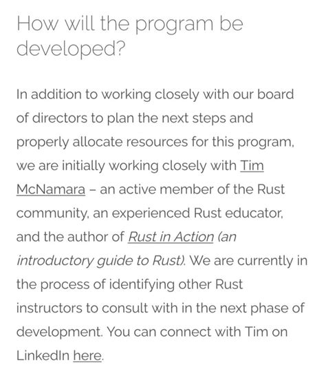Tim Mcnamara On Linkedin Am Delighted To Share That I Will Be Working To Support The Rust 12