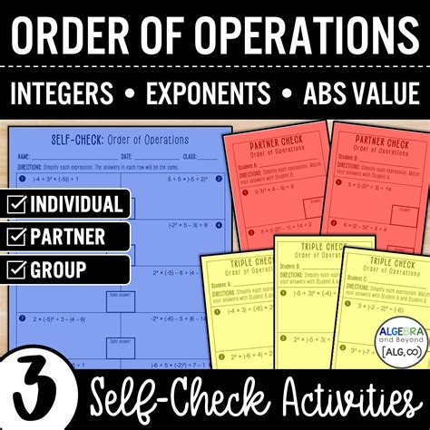 Free Order Of Operation With Absolute Value Worksheet Download Free Order Of Operation With