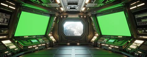 A White Interior Of A Spaceship With An Isolated Window A Futuristic A White Interior Of A Spaceship With An Isolated Window A Futuristic