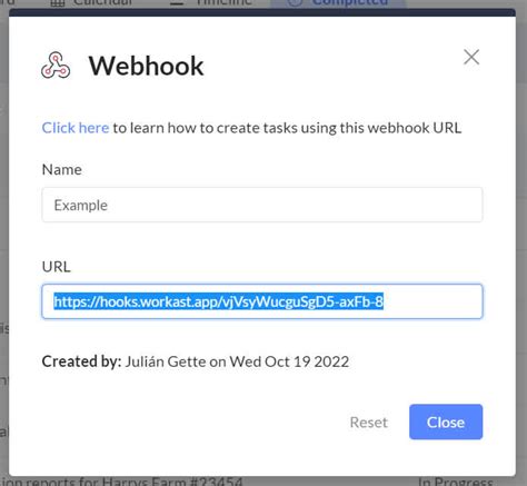 Create Tasks Via Incoming Webhooks Help Center Workast