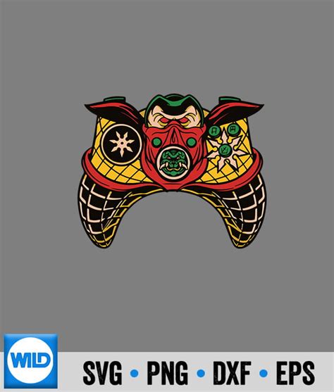 Halloween Svg Ninja Video Game Controller Gamer Halloween Costume Svg