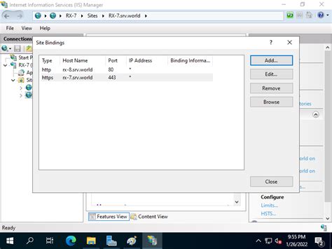 windows server 2022 iis ssl tls settings server world