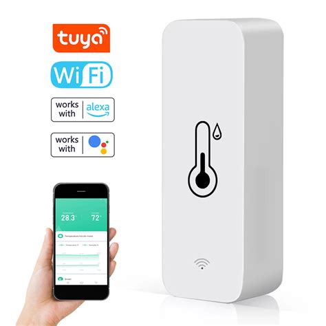 Умные датчики температуры и влажности Tuya Wi-Fi, приспособление для ...
