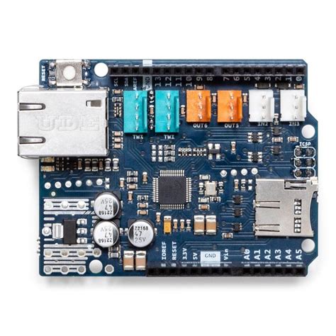 shield ethernet 2 pour arduino elektor