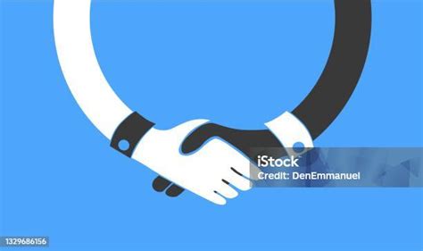 핸드셰이크 컨셉 벡터 아이콘입니다 스톡 벡터 일러스트레이션 개념에 대한 스톡 벡터 아트 및 기타 이미지 개념 계약서 곡선 Istock