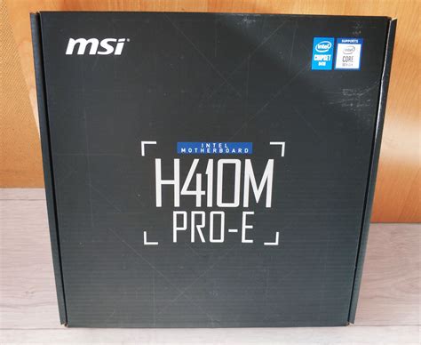 Купить материнская плата MSI H410M PRO-E (LGA1200, mATX) в интернет ...